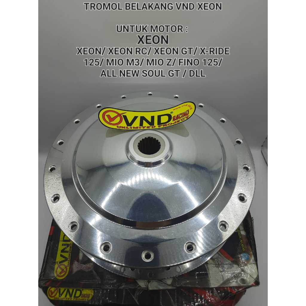 Jual TROMOL BELAKANG VND XEON UNTUK MOTOR XEON/ XEON RC/ XEON GT/ X ...