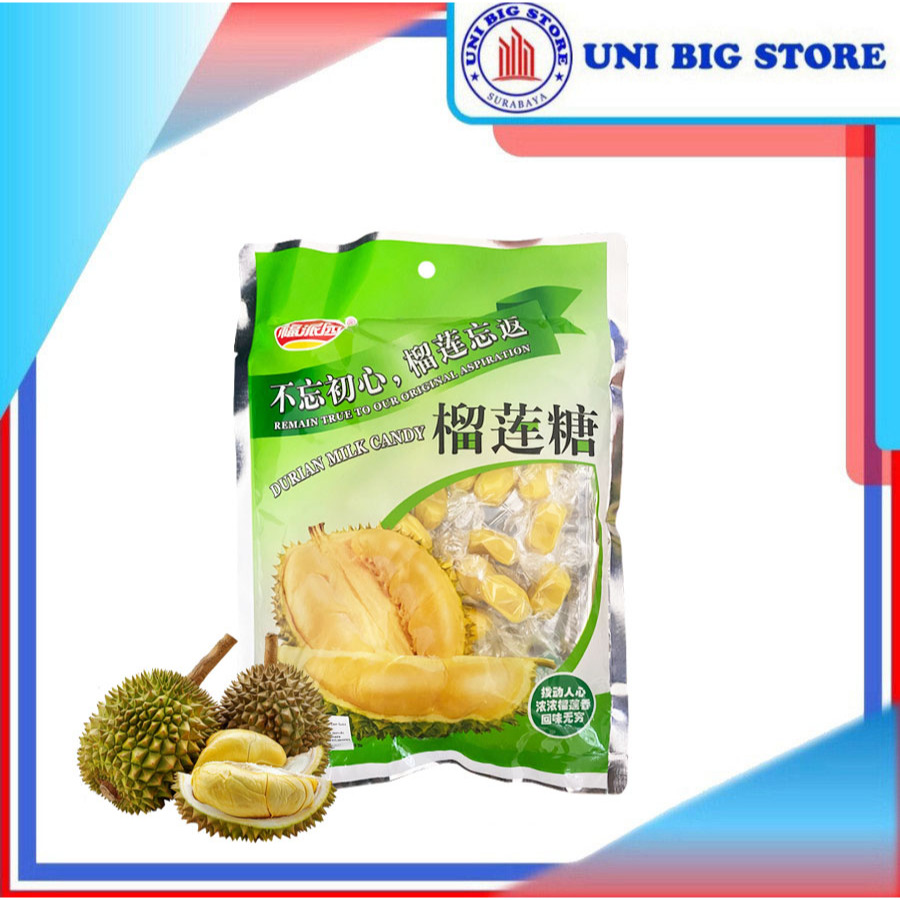 Jual Naraya Fupaiyuan Durian Milk Chewy Candy 200 gr Permen Lunak ...