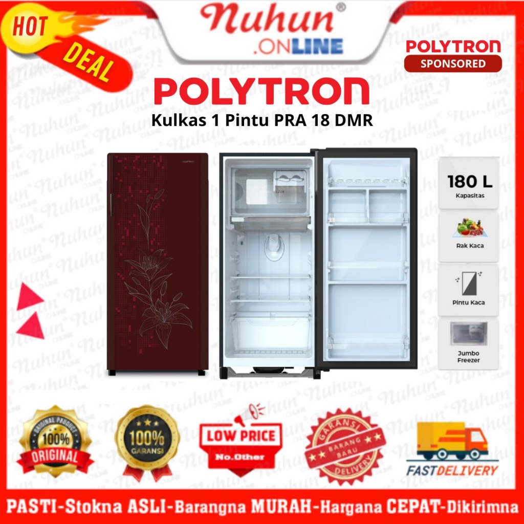 Jual Polytron Kulkas 1 Pintu PRA 18 DMR 180 Liter | Shopee Indonesia