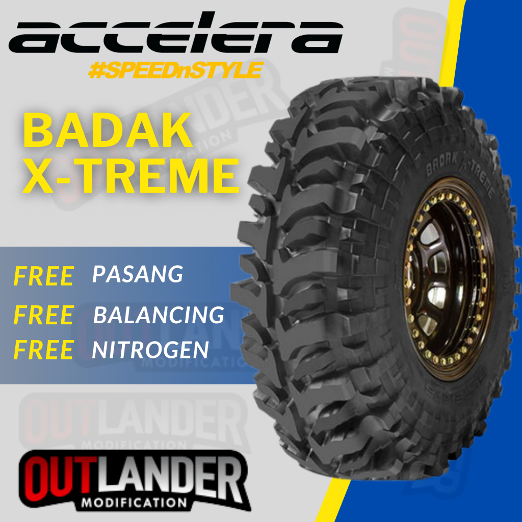 Jual BAN MOBIL TUBLES RING 16 TYPE OFFROAD MERK ACCELERA BADAK X-TREME 35 10,5 R16 TERBARU ...