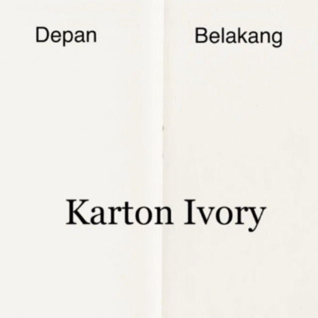 Jual karton Ivory 300gr size 79x109cm | Shopee Indonesia