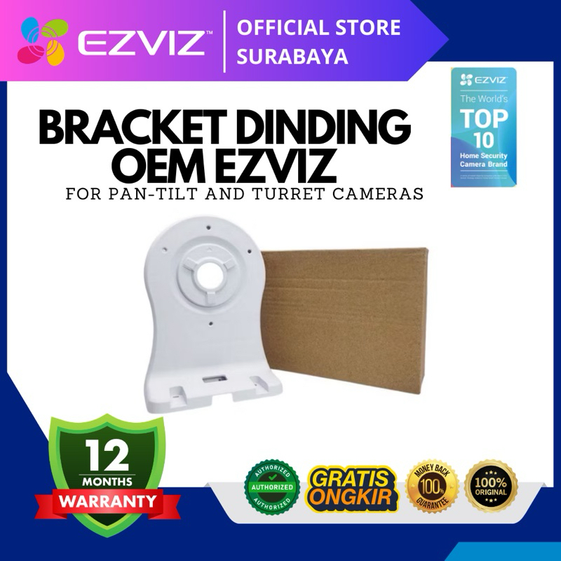 Jual Bracket Dinding OEM Ezviz - Cocok untuk C6N, H6C, H7C, H6 | Shopee ...