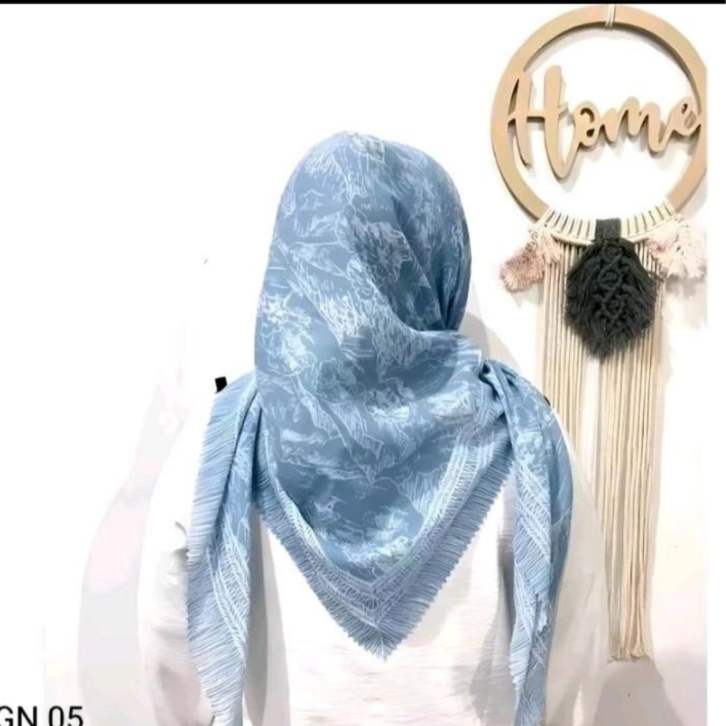 Jual Hijab Voal Segi Empat Motif Pegunungan Lasercut Terbaru Jilbab ...