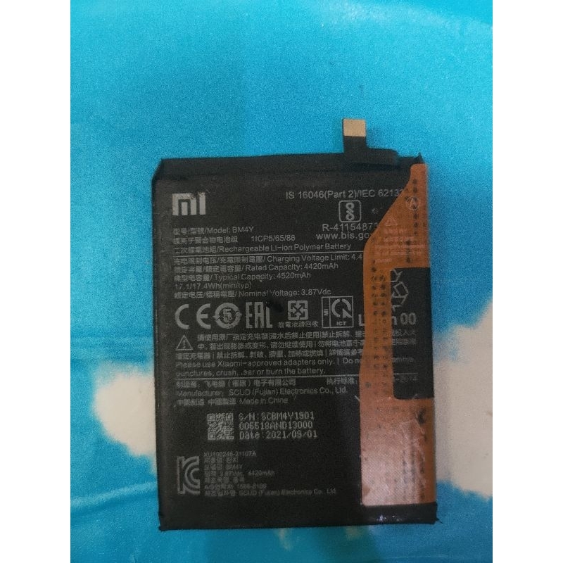 Jual Batre Baterai BM4Y Poco F3 F3 Pro K40 original normal copotan asli | Shopee Indonesia