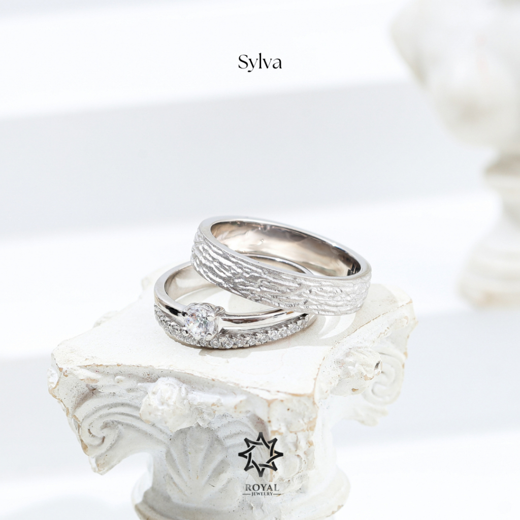Jual Cincin Kawin Couple Perak Sterling Silver 925 Sylva Nikah Tunangan ...