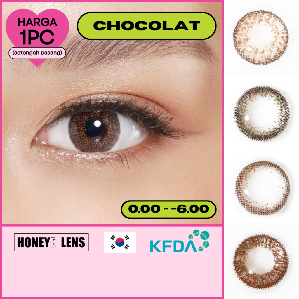 Jual Honeyelens Softlens - Chocolat | Soflens Premium Korea | Soflen ...