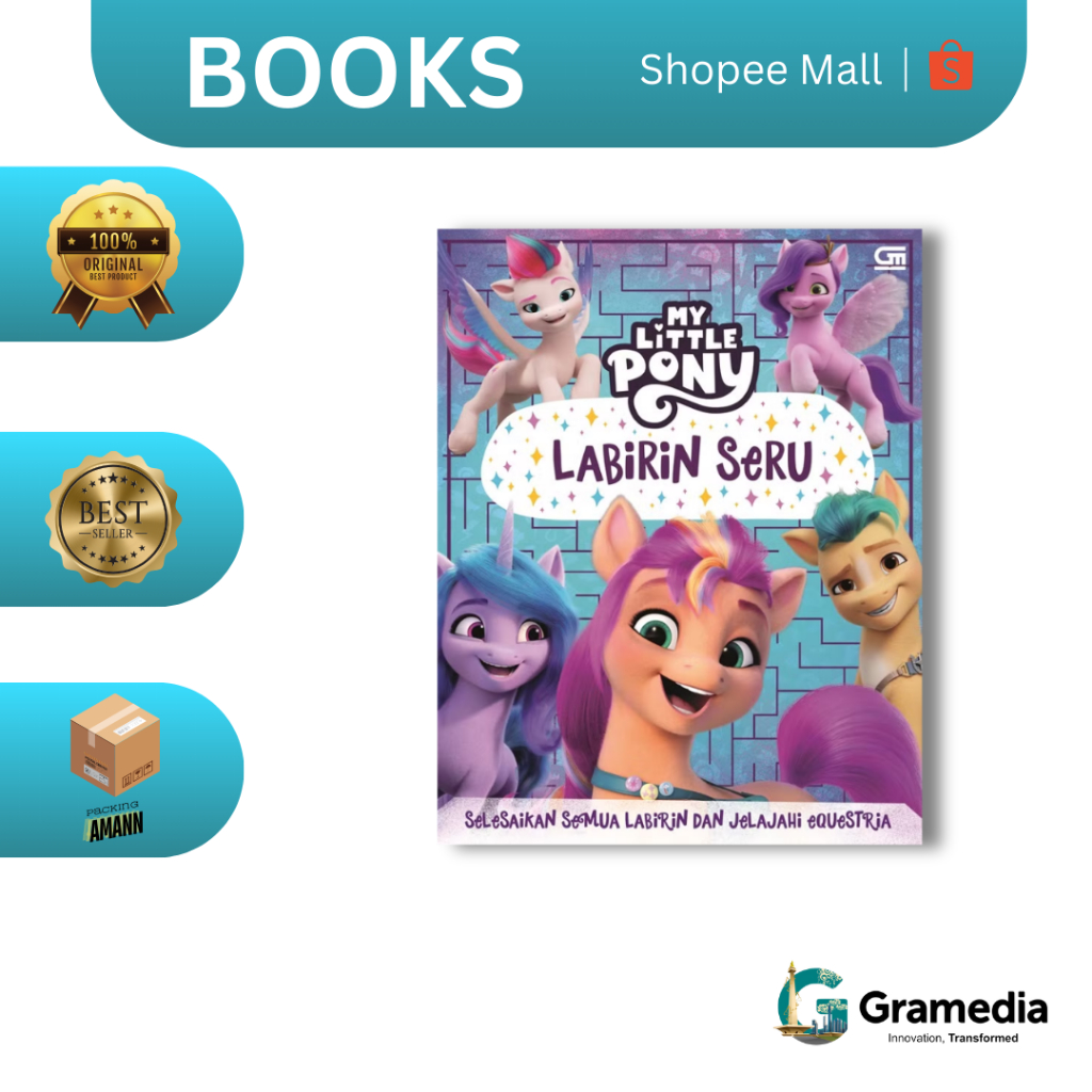 Jual Gramedia MKG - Buku My Little Pony: Labirin Seru (My Little Pony ...