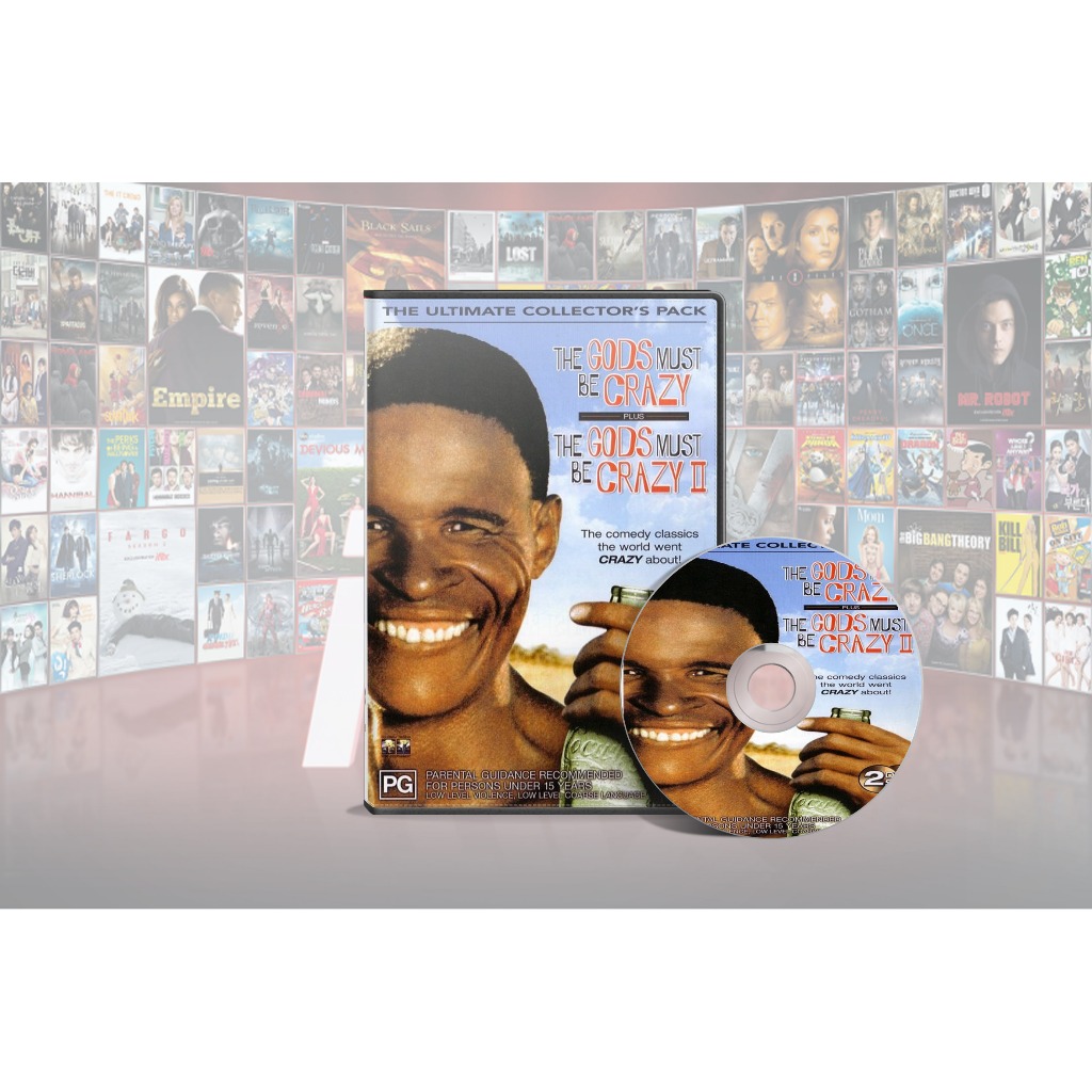 Jual DVD Film The Gods Must Be Crazy & The Gods Must Be Crazy II (1980 ...