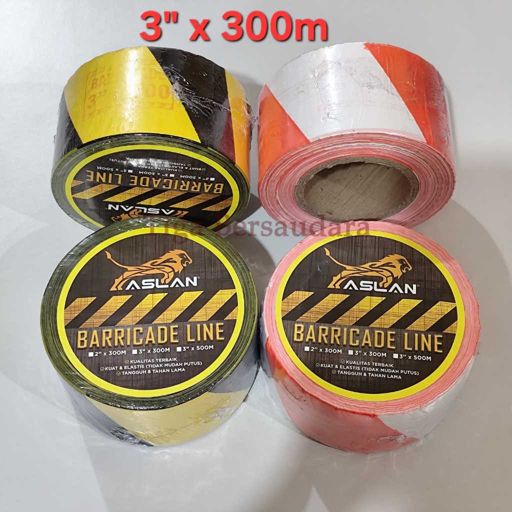 Jual Police Line 3” x 300 M / Garis Polisi / Safety Line Tali Barikade ...