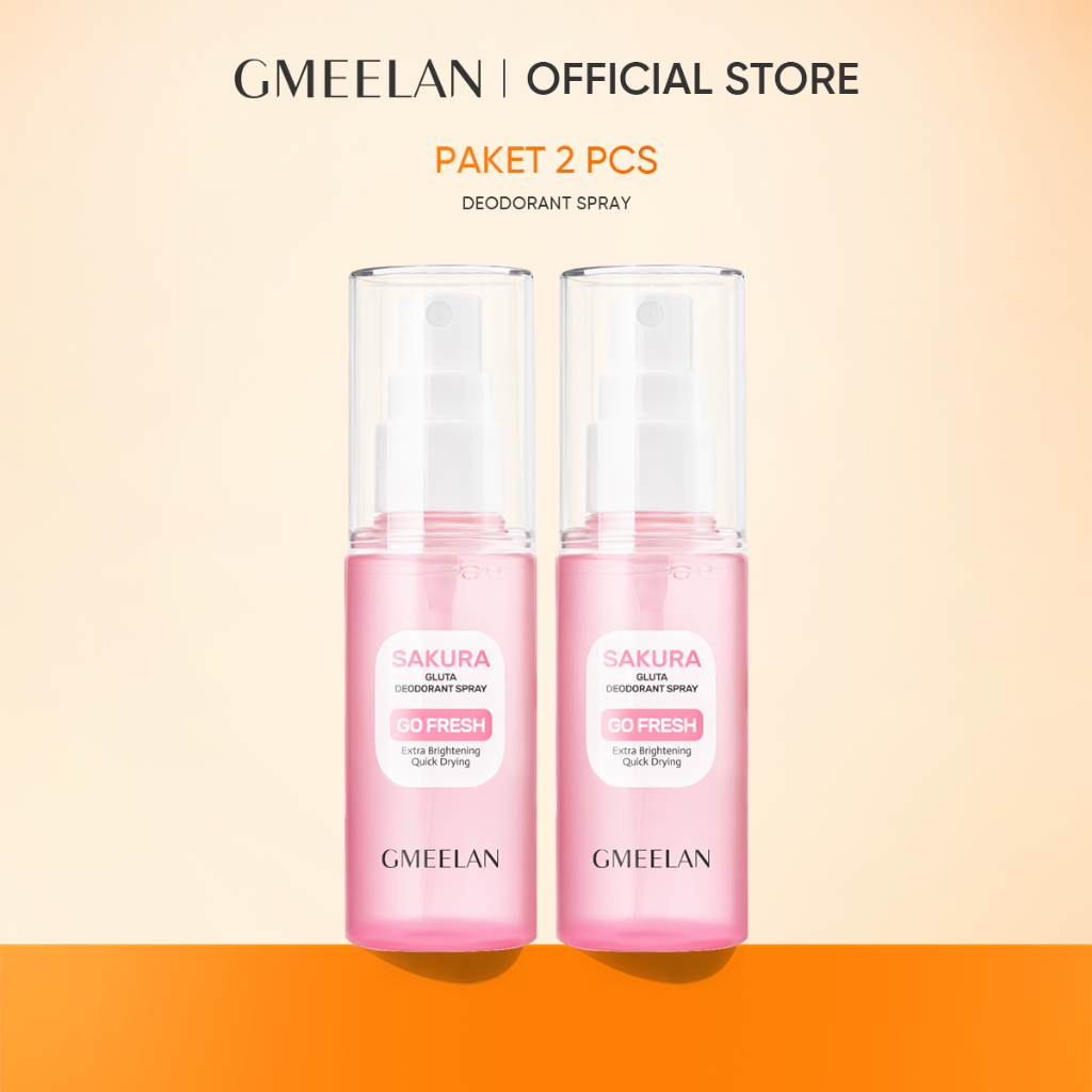 Jual GMEELAN Sakura Gluta Deodorant Spray 50ml Antiperspiran cepat ...