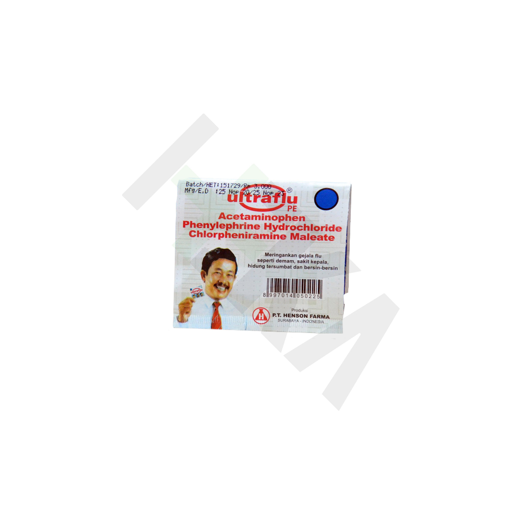 Jual Ultraflu Tablet Strip isi 4 - Meingankan Gejala Flu, Sakit Kepala ...