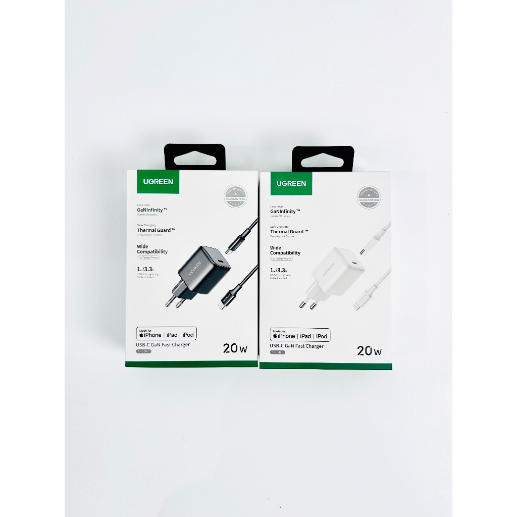 Jual UGREEN Set Charger For iPhone MFI PD Type C To Lightning Fast ...