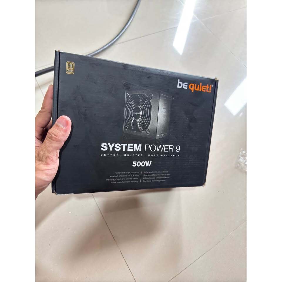 Jual PSU Power Supply Be Quiet System Power 9 500W 80+ Bronze | Shopee ...