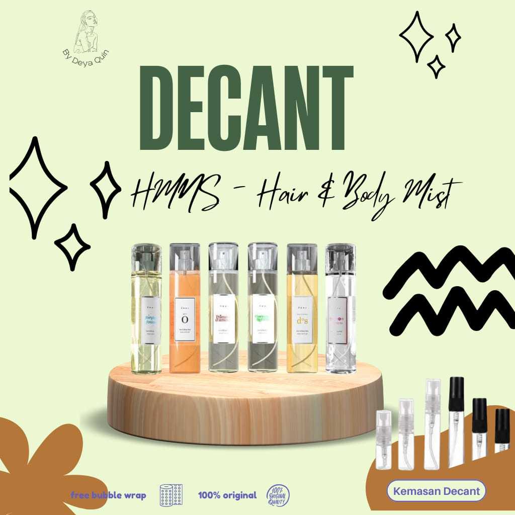 Jual (DECANT) HMNS Hair & Body Mist | Shopee Indonesia