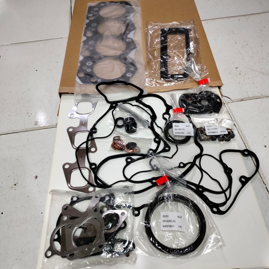 Jual SPARE PART PACKING GASKET FULL SET ENGINE ISUZU DMAX MUX 4JJ1 4JK1 OEM 5-87815417-0 ...