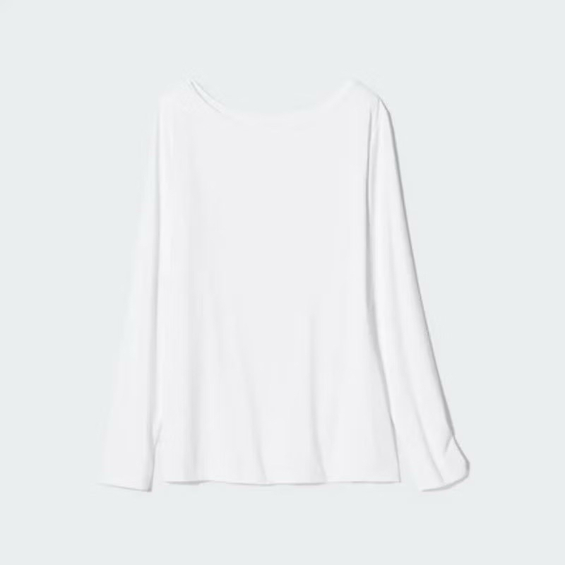 Jual [NEW] Uniqlo AIRism T-shirt Proteksi Sinar UV Kerah Bulat Lengan ...