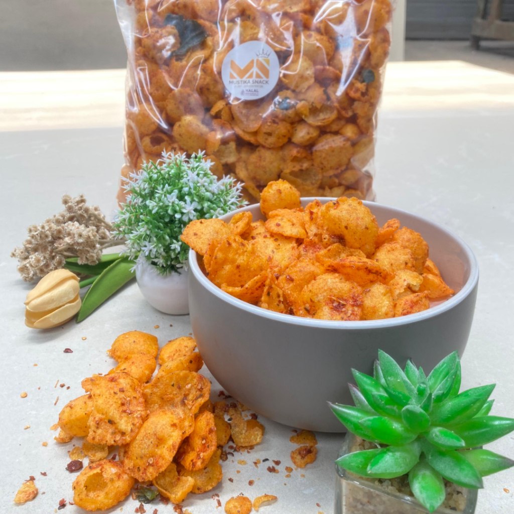 Jual Comring Kecimpring Singkong Gurih Pedas Daun Jeruk 200gr | Shopee ...