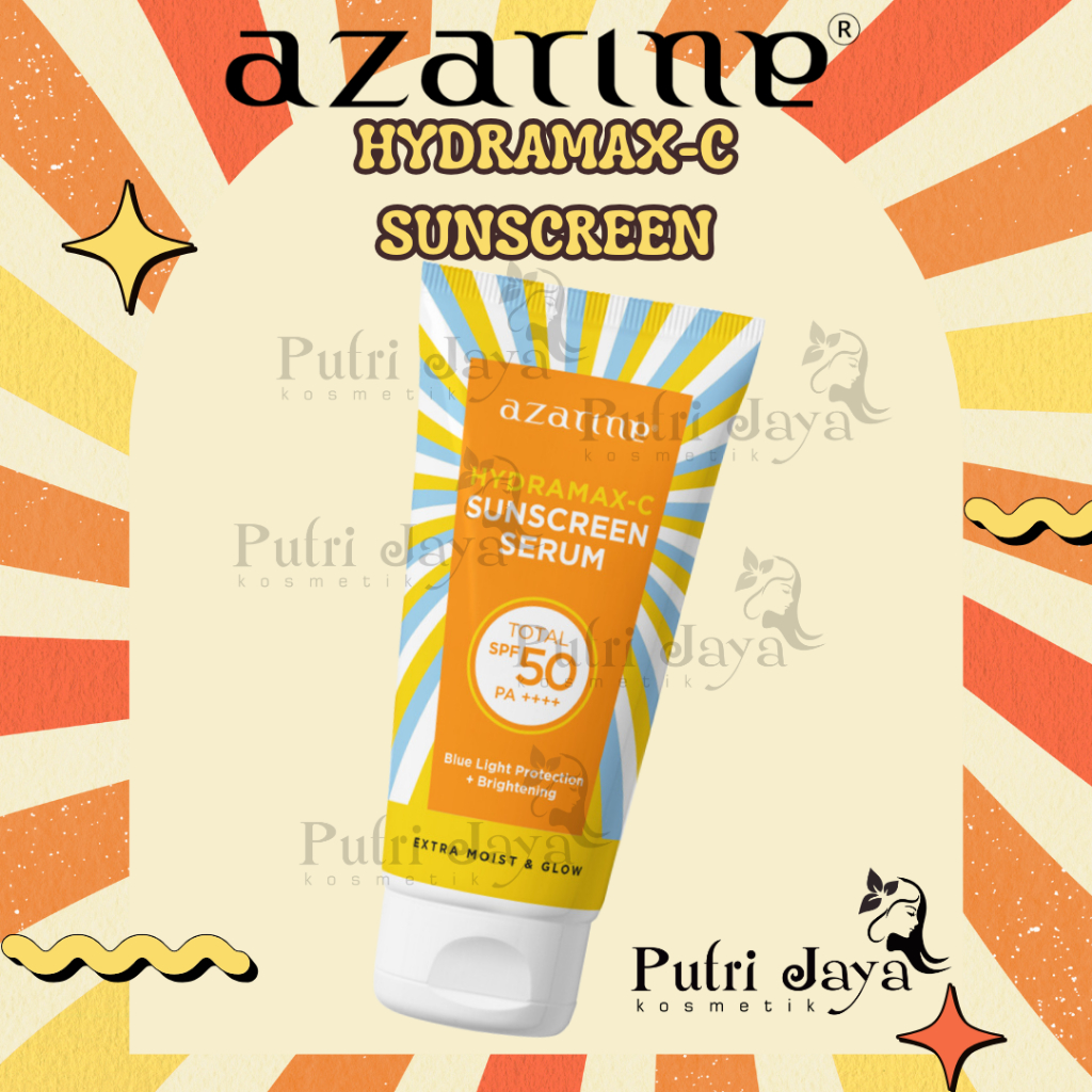 Jual AZARINE Hydramax C Sunscreen Serum SPF 50 PA++++ | Shopee Indonesia