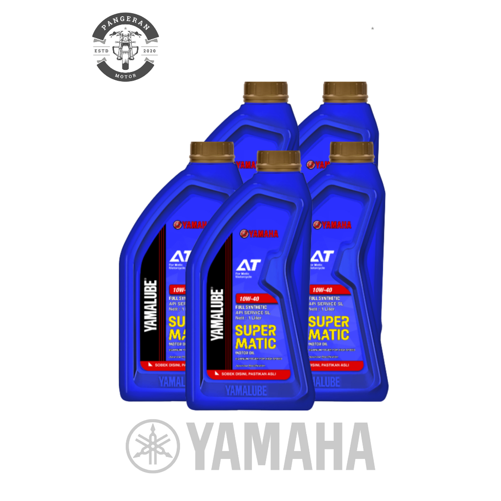 Jual 5 BOTOL Yamalube Super Matic Oil 1L Bertanda SNI | Shopee Indonesia