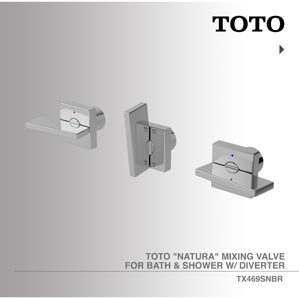 Jual TOTO Mixing Valve For Bath & Shower With Diverter TX469SNBR ...