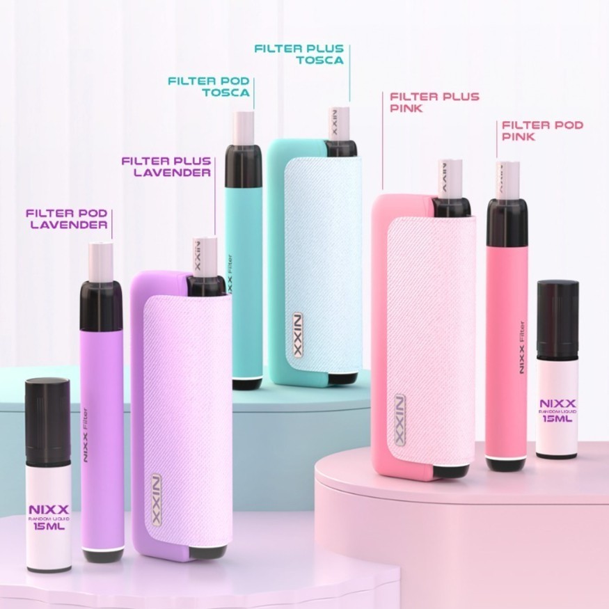 Jual Nixx Filter Plus Bundling Pastel Edition Pod Kit + Nixx Salt Nic ...
