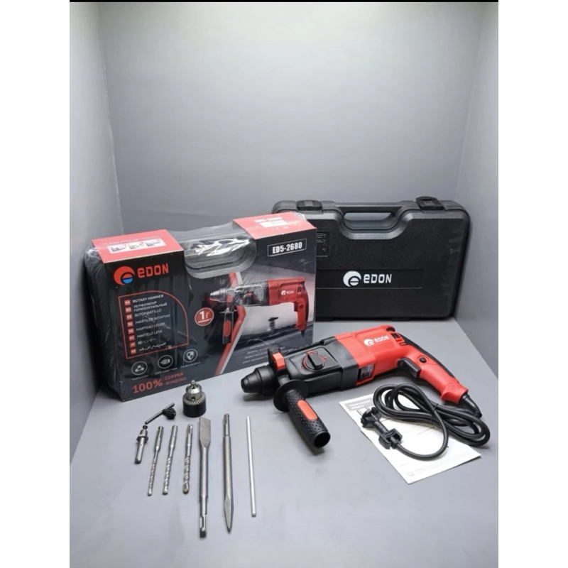 Jual MESIN BOR BOBOK BETON ROTARY HAMMER EDON | Shopee Indonesia