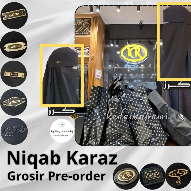 Jual Niqab (Cadar) Karaz Grosir PO (pre order) | Shopee Indonesia