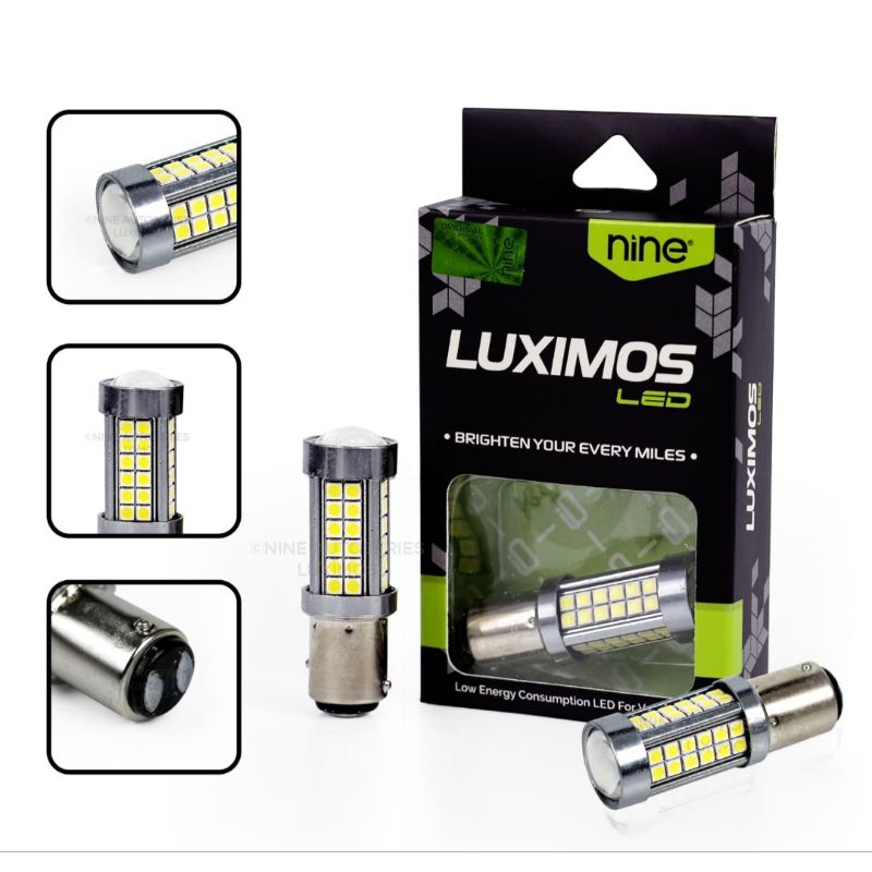 Jual lampu led rem mobil S25 bayonet luminos SB2 54 MATA SUPER TERANG ...