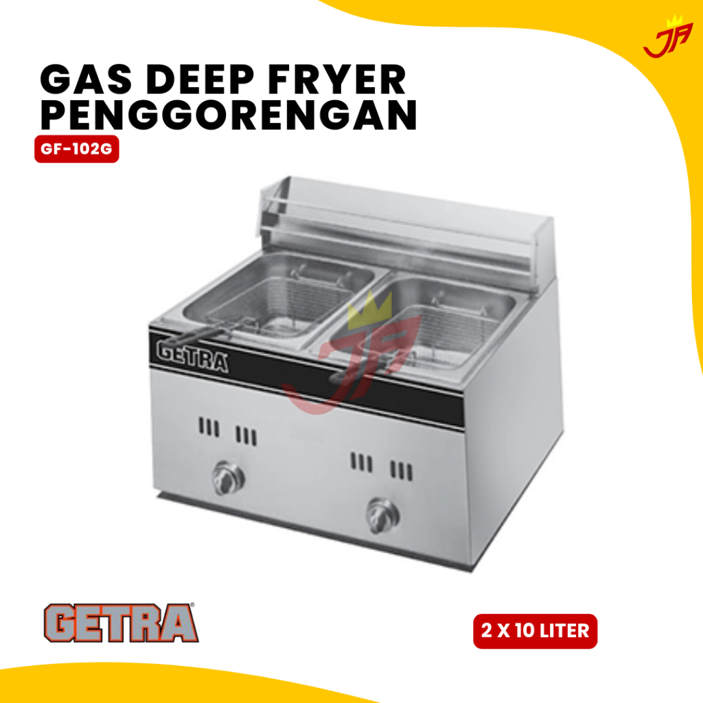 Jual GETRA GF-102G GAS DEEP FRYER PENGGORENGAN/ GF 102G/GF102G | Shopee ...