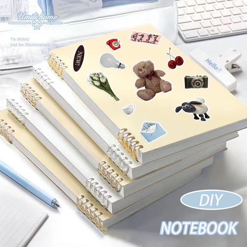 Jual Buku Notebook A5/B5 Buku Diary Aesthetic Buku Catatan Note book ...