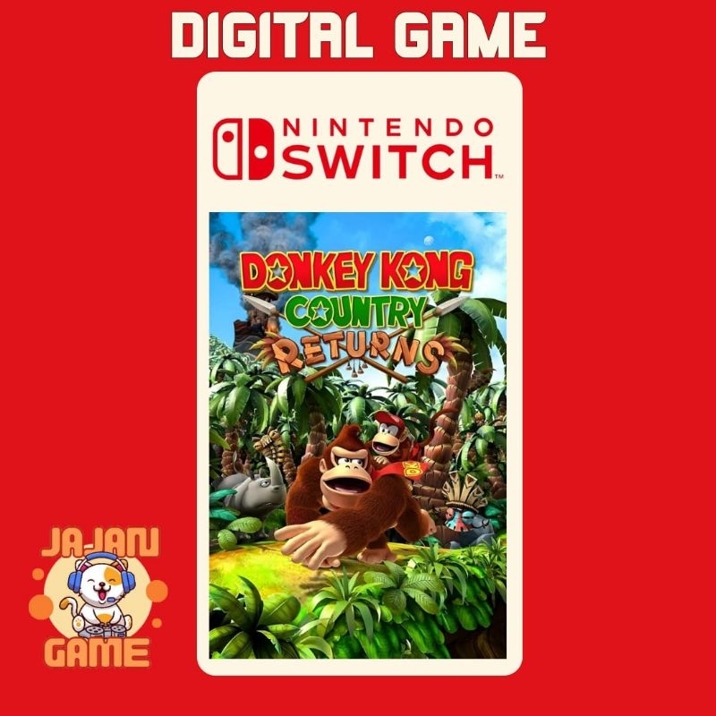 Jual Donkey Kong Country Returns HD - Original Nintendo Switch | Shopee ...