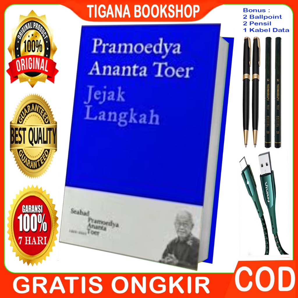 Jual Jejak Langkah - Pramoedya Ananta Toer - Original - Cover 100 Tahun ...