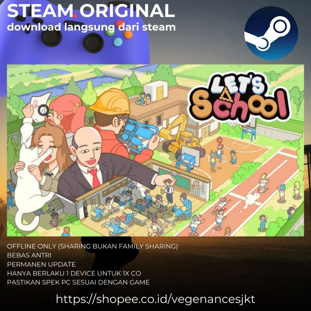 Jual Let's School PC Game Sharing Original + Latest Update | Shopee ...