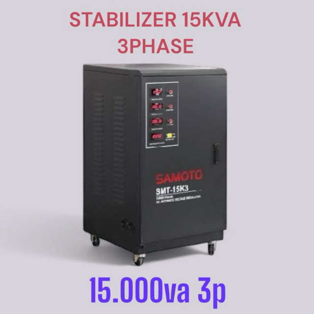 Jual Stabilizer Listrik Samoto SMt-15K3 Samoto SMT 15K3 15KVA 3 Phase ...