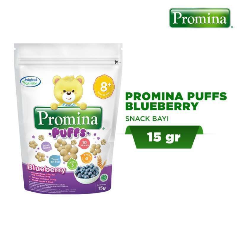 Jual 1 pcs promina puffs blueberry snack bayi 15 gr | Shopee Indonesia