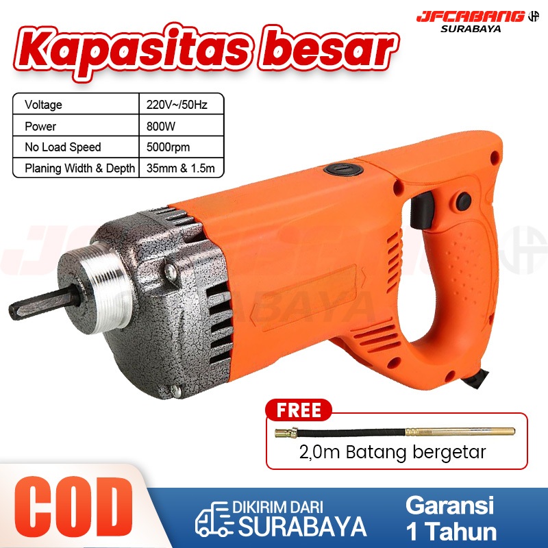 Jual jfcabangsurabaya Mesin Vibrator Listrik Pemadat Cor Semen Beton ...