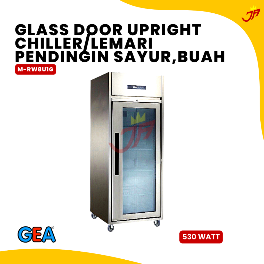 Jual GEA Glass Door Upright Chiller / Lemari Pendingin Sayur, Buah M ...
