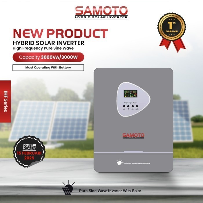 Jual SAMOTO Inverter Solar Panel Hybrid Off Grid IHF3000 High Frequency ...