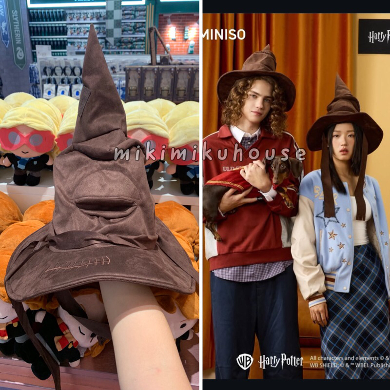 Jual MINISO x HARRY POTTER SORTING HAT TALKING HARRY POTTER MINISO TOPI ...