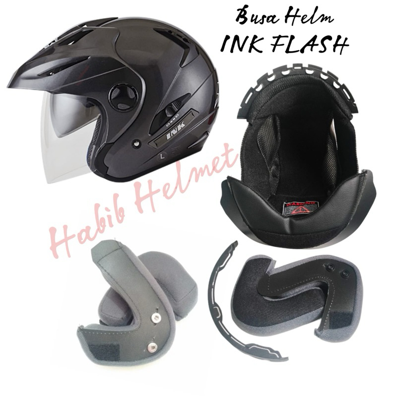 Jual BUSA HELM INK FLASH FULLSET PIPI | Shopee Indonesia