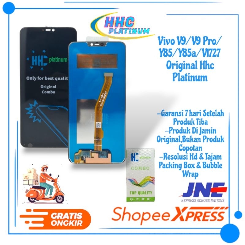 Jual LCD TOUCHSCREEN VIVO V9/V9 PRO/V9 YOUTH/Y85/Y85A/VIVO 1727 ...
