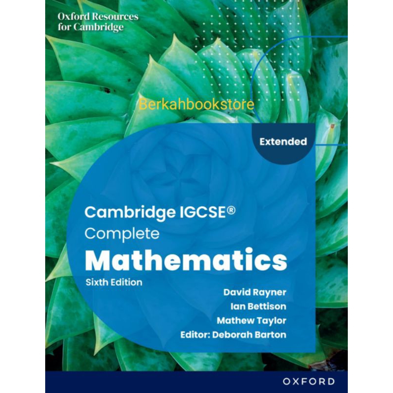 Jual Buku Fisik Cambridge IGCSE Complete Mathematics Extended: Student Book Sixth Edition ...