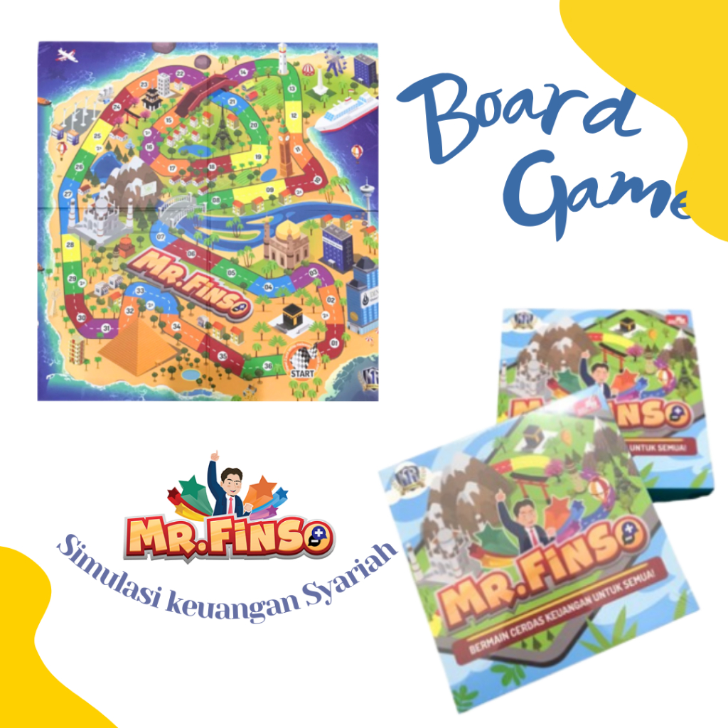 Jual Board game Edukasi Keuangan Toys Game Board Money Game Mr Finso Monopoli Syariah | Shopee ...