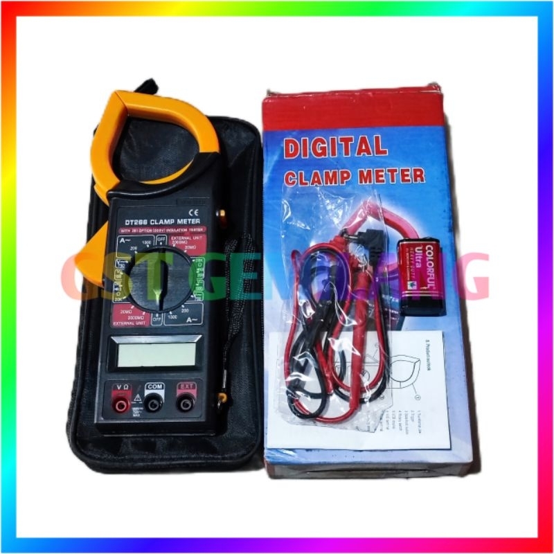 Jual TANG AMPERE DIGITAL DT266 CLAMP METER DT 266 | Shopee Indonesia