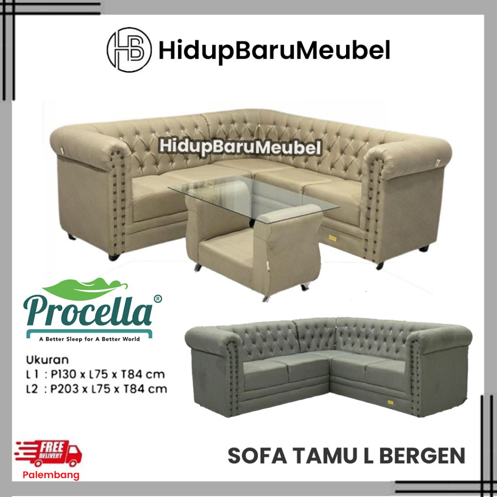 Jual SOFA L. BERGEN by Procella / SOPA Kantor PROCELLA / Kursi Sudut ...