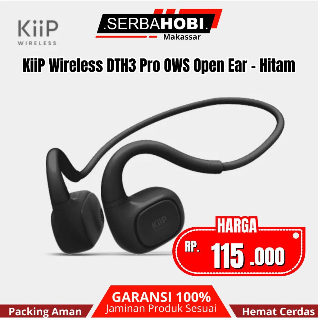 Jual KiiP Wireless DTH3 Pro OWS Open Ear Wireless Earphone TWS ...