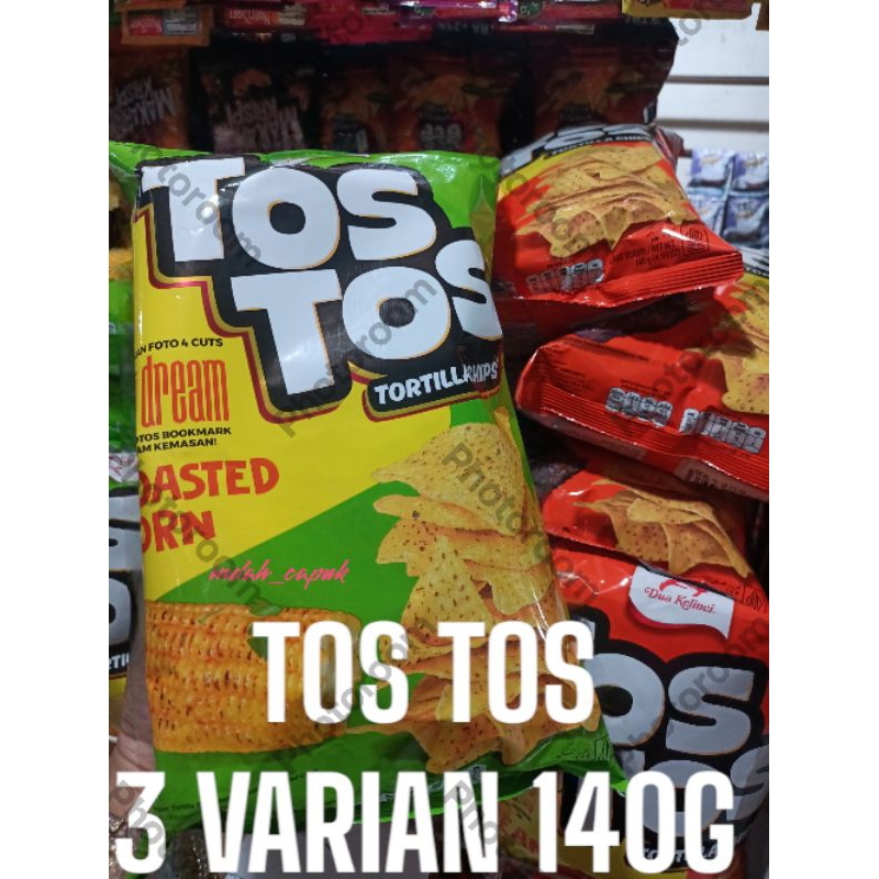 Jual TOS TOS Tortilla Chips Refil 140g Denga 3 Varian Rasa | Shopee ...