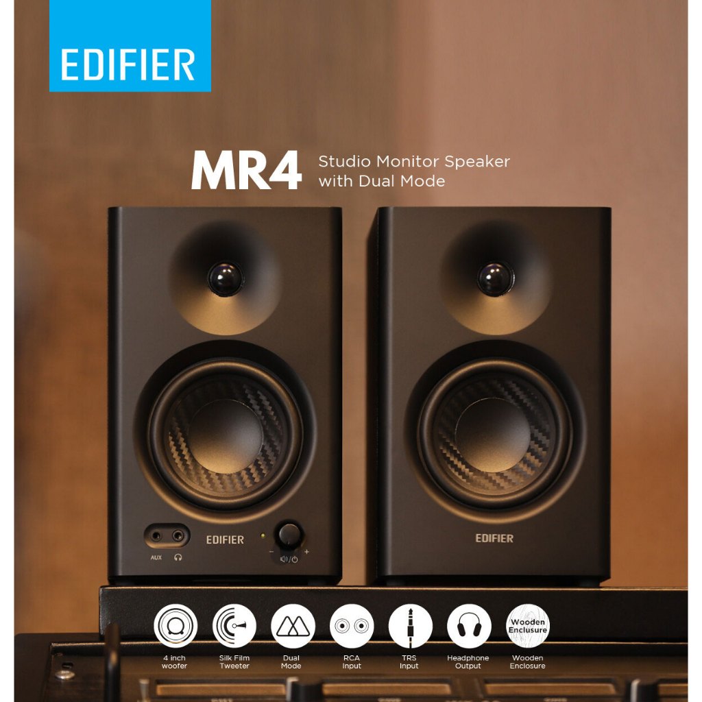 Jual Speaker Active Edifier MR4 / MR-4 Powered Studio | Shopee Indonesia
