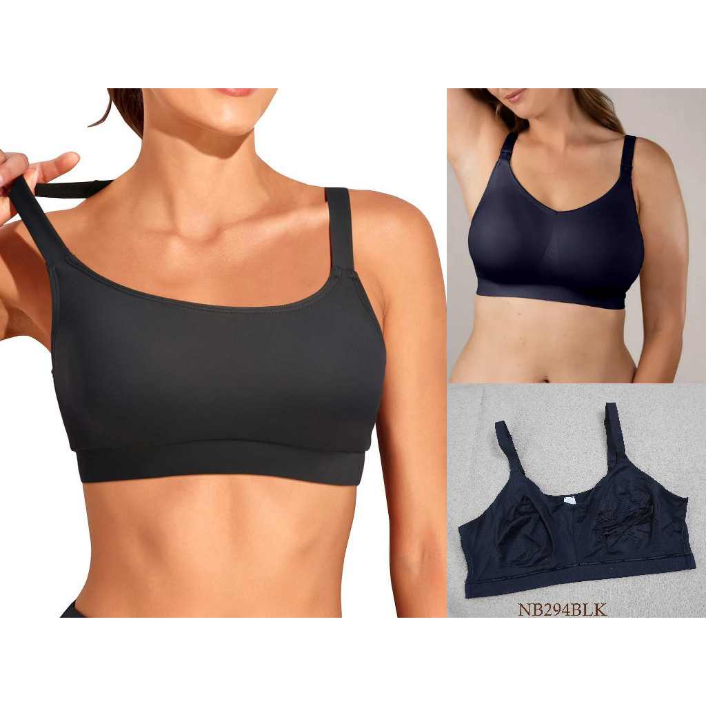 Jual Bra Wanita Tanpa Kawat Tanpa Busa / Big Size 2XL fit bra 38/40 Model Sport Polos / Non ...