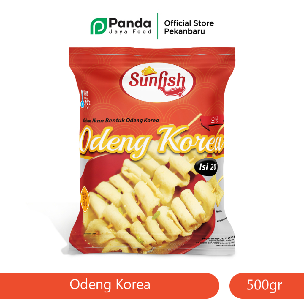 Jual Sunfish Ikan Olahan Bentuk Odeng Korea 500 Gram | Shopee Indonesia